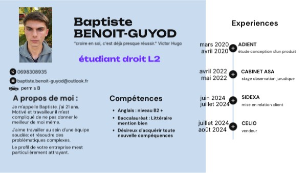 CV Benoit-Guyod | Genially