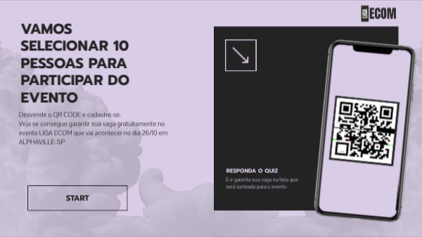 Quiz LIGA ECOM desvende o código qr | Genially