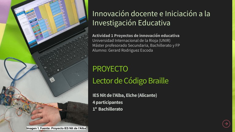 Lector-de-Codigo-Braille-Un-Proyecto-Inclusivo.pptx | Genially