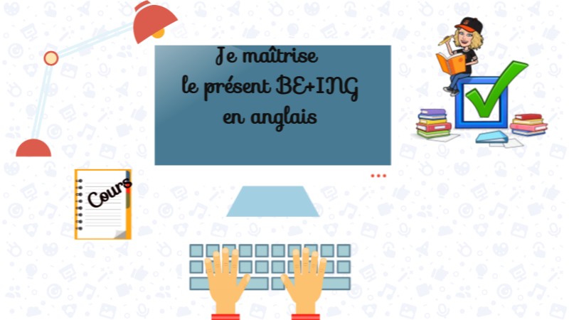 Present BE ING à maîtriser | Genially