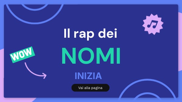 IL RAP DEI NOMI