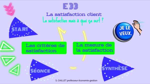E33-La satisfaction client | Genially