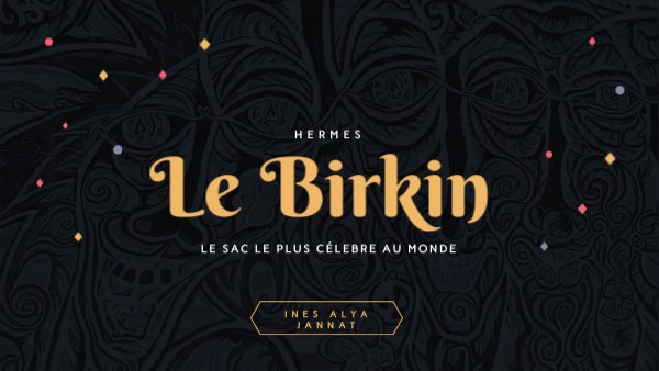 Exposé Ines Alya Birkin | Genially