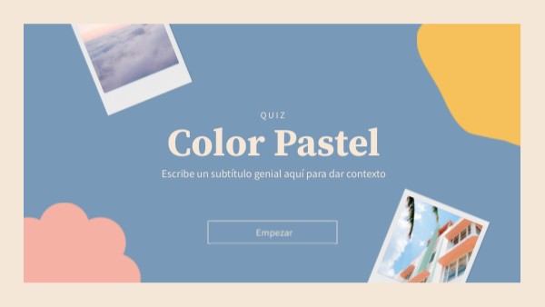 Quiz Color Pastel