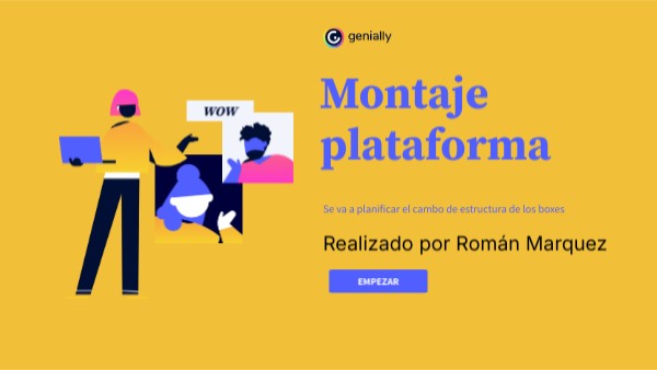 Cambio plataforma | Genially