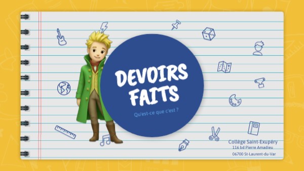 Présentation Devoirs faits