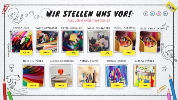 Wir stellen uns vor! (Deutsch A2) | Genially