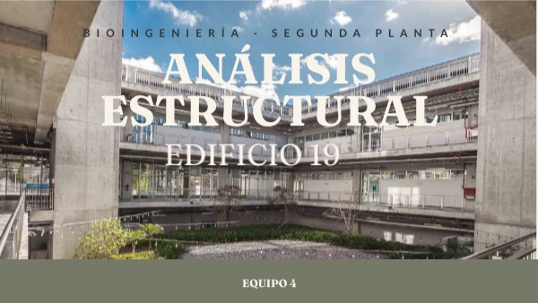Presentación Química Edificio 19
