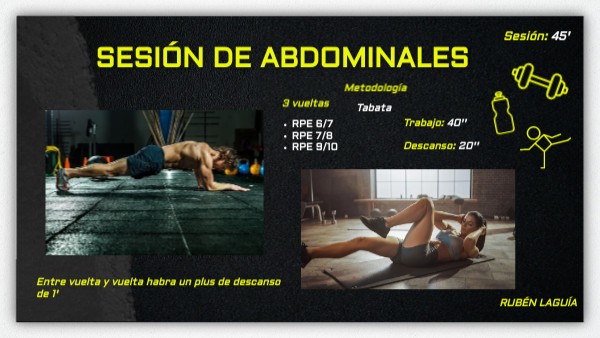 Trabajo abs y fitball