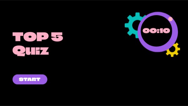TOP 5 QUIZ | Genially