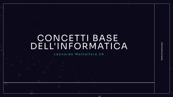informatica di base