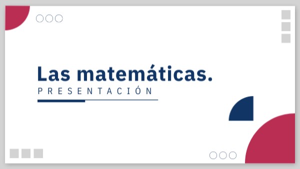 Presentación de matematicas
