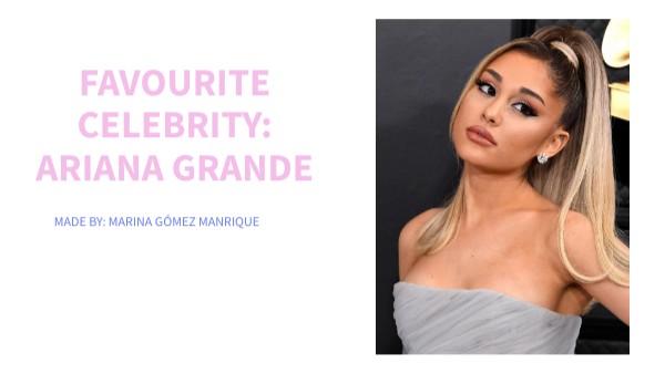 ARIANA GRANDE MARINA GÓMEZ MANRIQUE