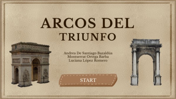 Act. 7- Tipologías romanas: Arcos del triunfo | Genially