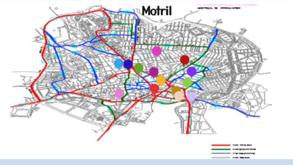 MAPA MOTRIL INMA, MARÍA Y ANA