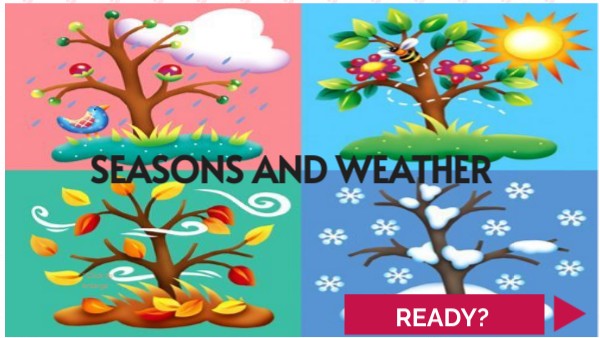 SEASONS AND WEATHER QUIZ | Genially