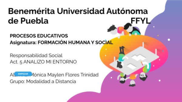 Act 5. Analizo mi entorno FHS | Genially