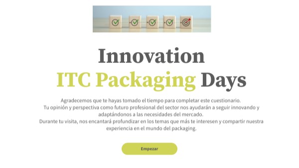 Innovation days ITC Packaging (taller aimplas)