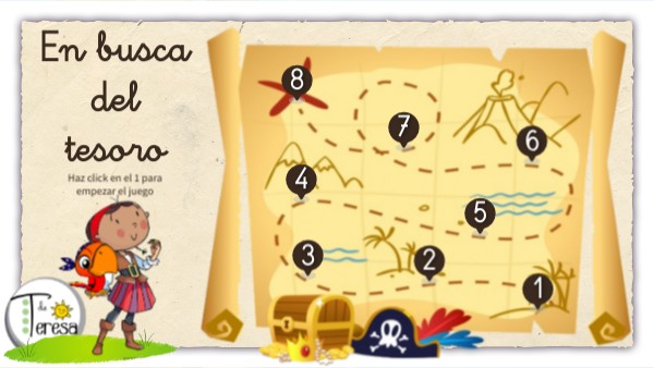 Scaperoom infantil "En busca del tesoro" | Genially