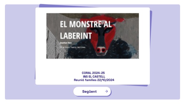 Coral INS El Castell 2024 | Genially