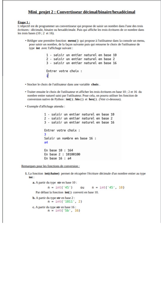 Présentation interactive basique mobile