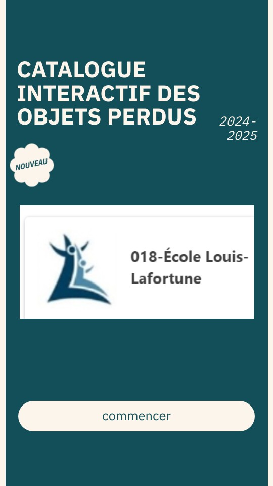 Catalogue interactif mobile | Genially