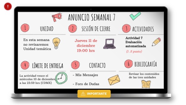 TF-MKT Anuncio semanal 7 | Genially