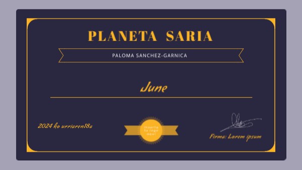 Certificado Educación