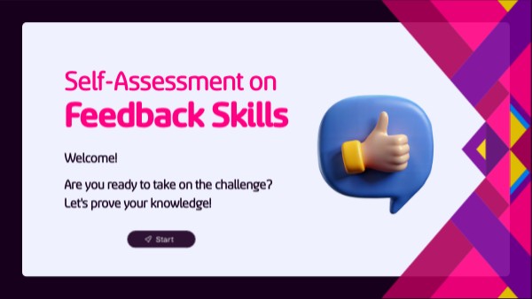 Self-Assessment on Feedback Skills