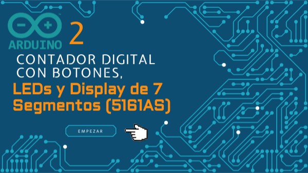 L5 - Contador Digital con Botones, LEDs y Display de 7 Segmentos (5161 ...