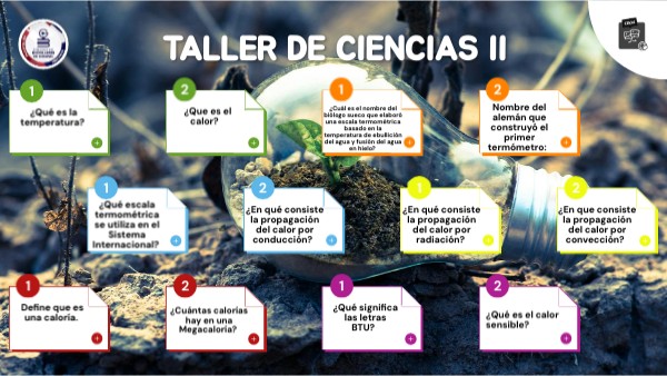 TALLER DE CIENCIAS II | Genially