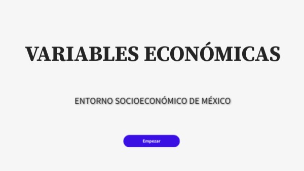 Variables económicas