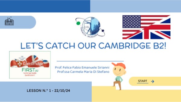 Let's catch our Cambridge B2! - lesson n.° 1 | Genially
