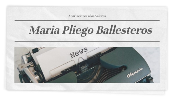Maria Pliego Ballesteros | Genially