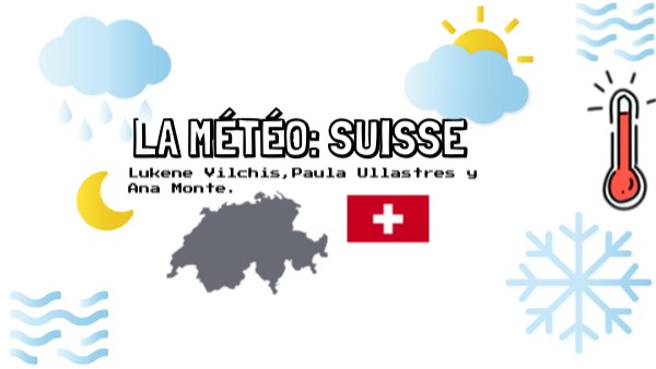 La météo en Suisse | Genially