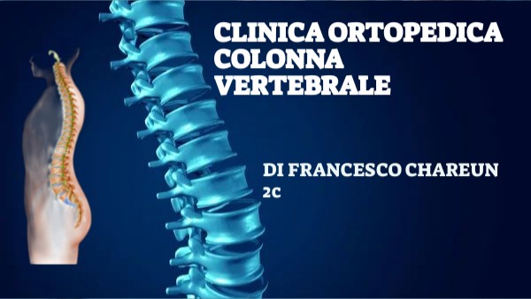 Clinica ortopedica colonna vertebrale Francesco Chareun