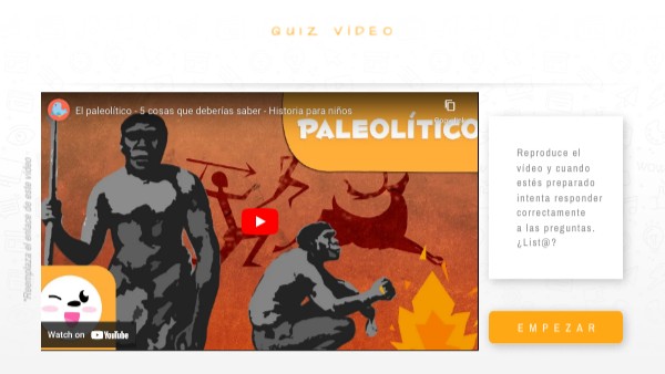 Actividad 4.2: Documental sobre el Paleolítico | Genially