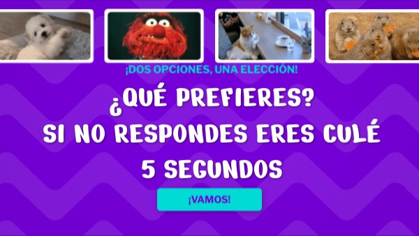 Juego qué prefieres | Genially