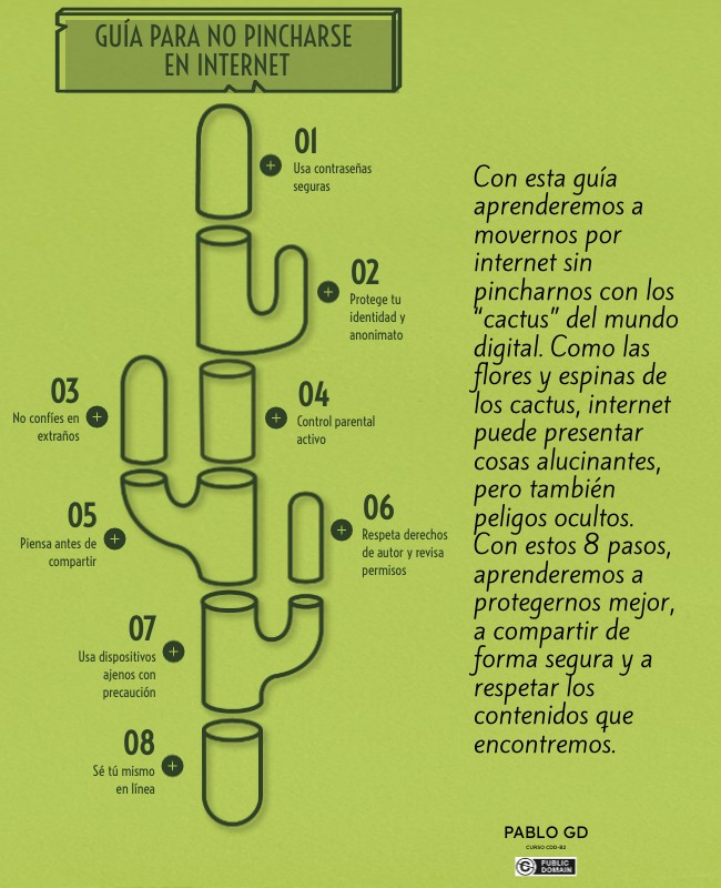GUÍA PARA NO PINCHARSE EN INTERNET | Genially