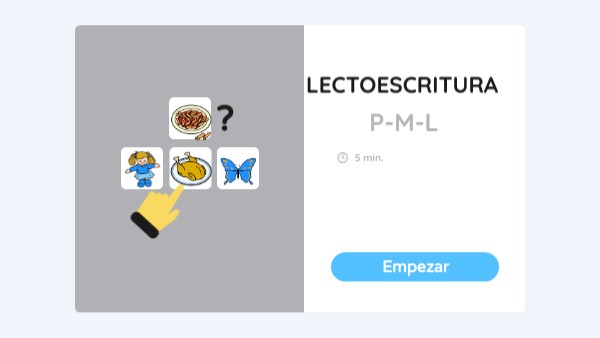 Lectoescritura P-M-L
