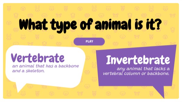 Vertebrate-Invertebrate