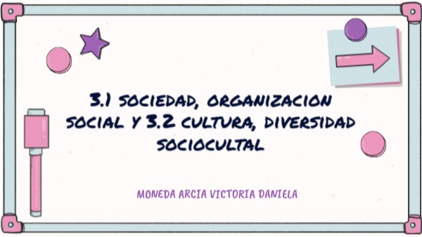 3.1 SOCIEDAD, ORGANIZACION SOCIAL y 3.2 CULTURA, DIVERSIDAD SOCIO-CULT | Genially