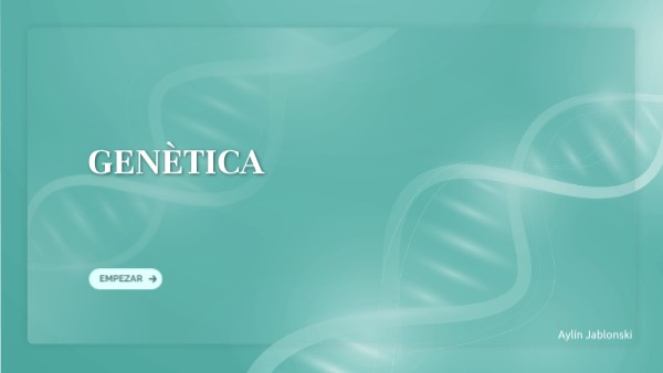 PRESENTACIÓN MEDICINA ADN | Genially