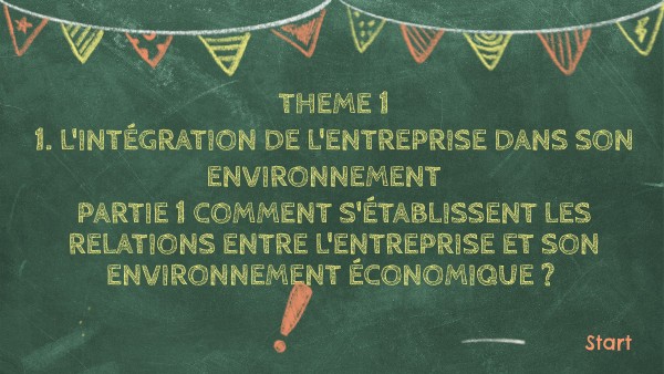 CEJM AN1 THEME 1 P3 role du marché et son environnement | Genially
