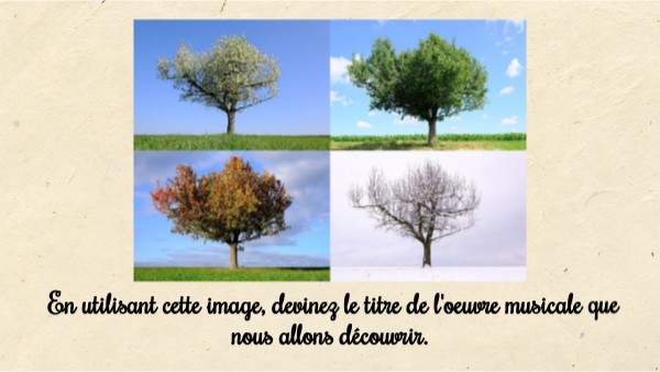 Genially Les Quatre Saisons - 14-11-24 | Genially