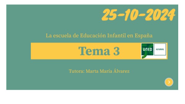 25_10_24 Tema 3 La E I y el movimiento de la Escuela Nueva | Genially