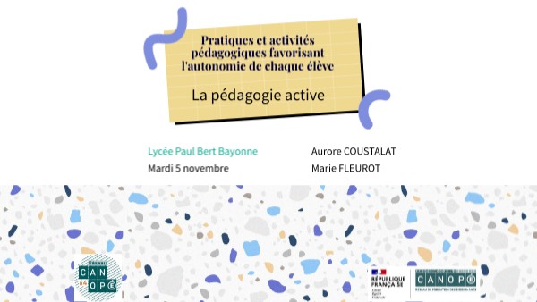 Autonomie et PA- Paul Bert | Genially