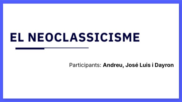 NEOCLASSICISME