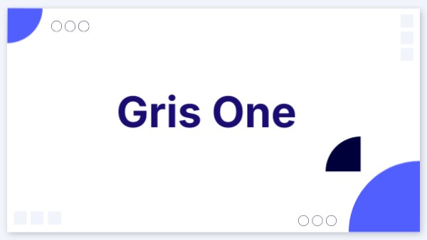 Gris One | Genially
