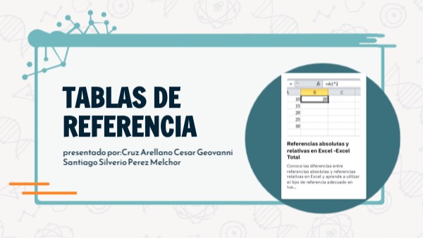 tablas de referencia
